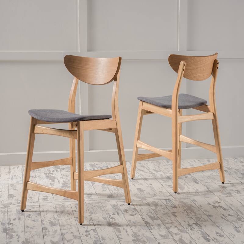 Carson Carrington Lund Wood 24-inch Counter Stool (Set of 2) by ...