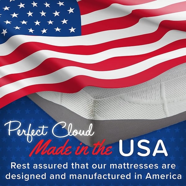 MADE IN THE USA - Perfect Cloud 10-inch Ultraplush Mattress - On Sale ...