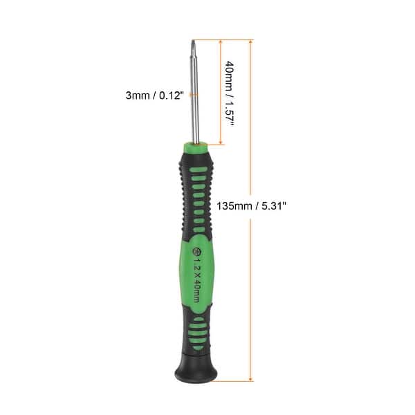 Precision Star Screwdriver 1.2mm 5 Point Torx Head Swivel Lid Non-slip Handle - Green - Bed Bath ...