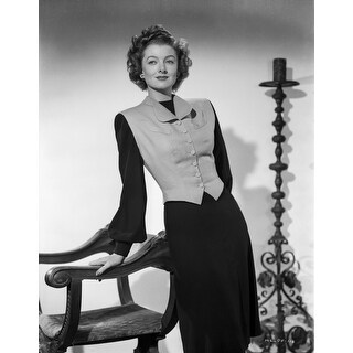 Myrna Loy Leaning in Long Sleeve Dress Photo Print - Bed Bath & Beyond ...