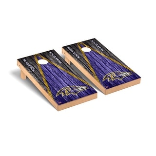 Baltimore Ravens NFL Football Triangle Cornhole Board Set - Bed Bath ...