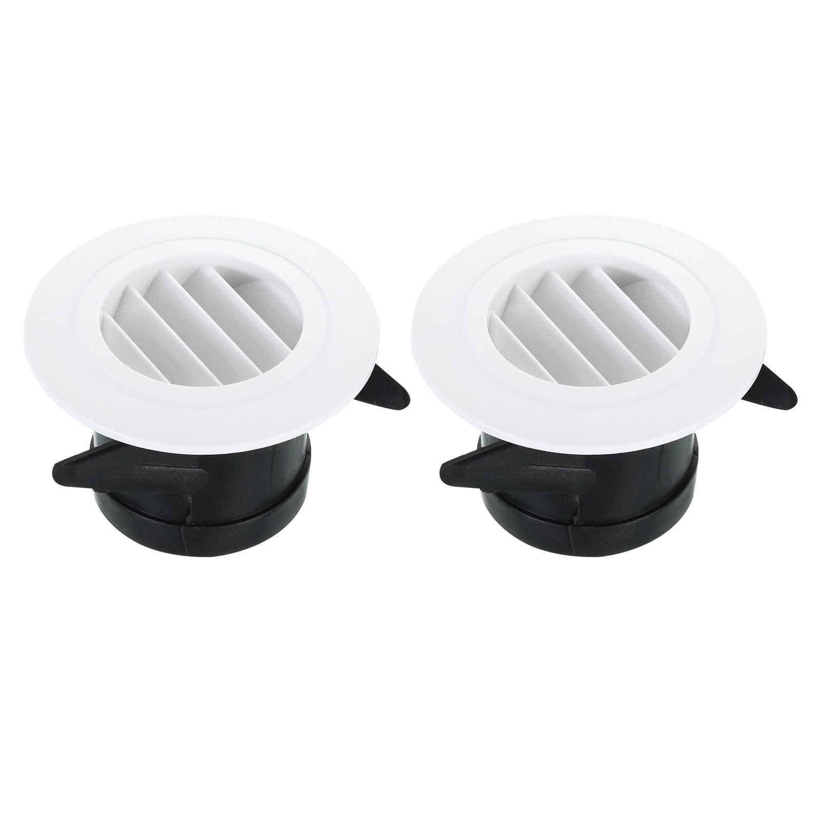 3" Round Air Vent Ceiling Diffuser Grill Cover ABS Louver Soffit Vent ...