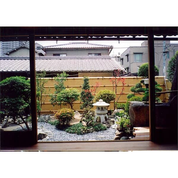 3 ft x 6 ft Japanese Bamboo Zen Garden Fence Panel - Set of 2pc - Bed ...