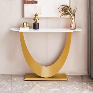 Exquisite Shape Design Modern Console Table,with Adjustable Foot Pads ...