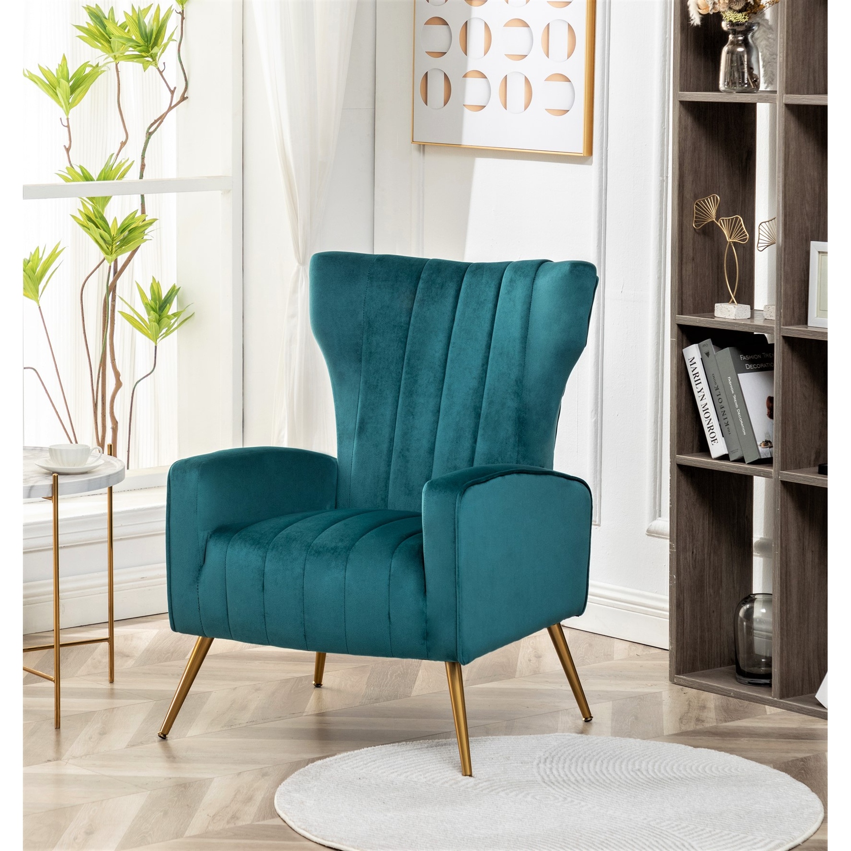 Kaleigh 27.6 W Velvet Sofa Chair with Metal Legs On Sale Bed Bath Beyond 37498077