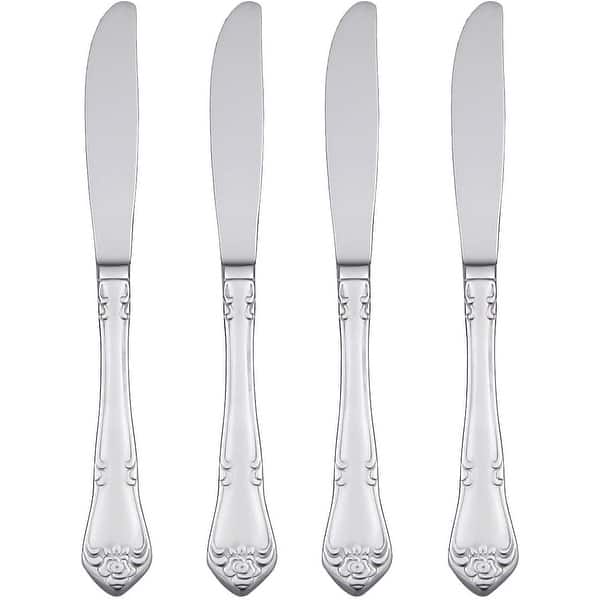 Oneida True Rose Everyday Flatware Dinner Knives, Set Of 4 - Bed Bath ...