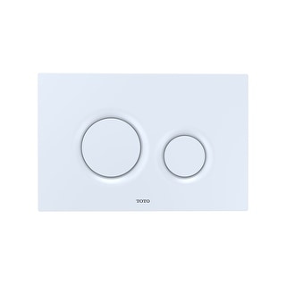 Dual Button Push Plate with Round Buttons for In Wall Tank Systems ...