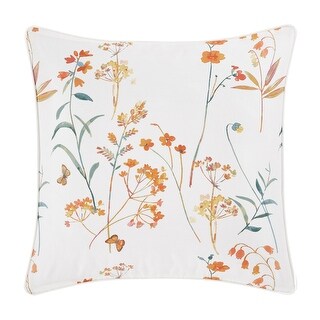 J. Queen New York Bridget 18" Square Decorative Throw Pillow - Bed Bath ...