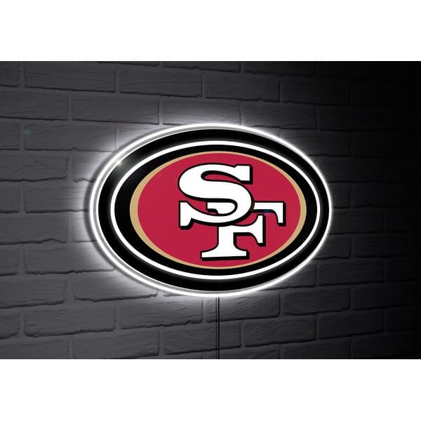 San Francisco 49ers Team Logo LED Wall Decor Lighted Sign - Bed Bath ...