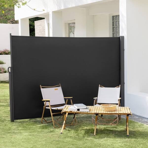 Retractable Side Awning 126x78 Inch, Waterproof & UV-Resistant Outdoor ...