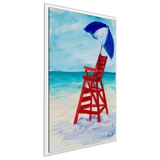 "Lifeguard Post I" Print on Floating Canvas - Bed Bath & Beyond - 36488766