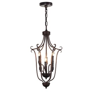Maddy 6 Light Up Chandelier With Oil Rubbed Brown Finish - Rubbed Brown ...