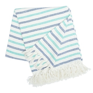 Lakeview Stripe Accent Throw Blanket - Bed Bath & Beyond - 40389791