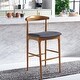 SAFAVIEH Lionel Retro 30-inch Bar Stool - 22 in. W x 21 in. D x 42 in ...