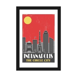iCanvas "Indianapolis, Red" by Fly Graphics - Bed Bath & Beyond - 37407093