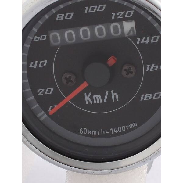 Unique Bargains 0-180km/h Universal Analog Odometer Speedometer Tacho ...