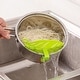 Kitchen Leaf Shape Rice Wash Sieve Strainer Noodles Beans Peas Cleaning ...