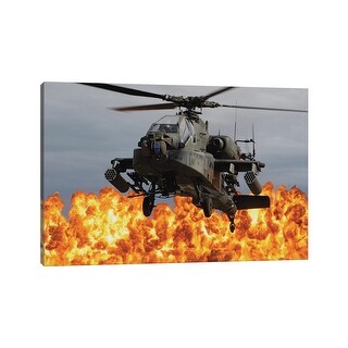 iCanvas "An Ah-64D Apache Longbow During A Combined Arms Demonstration ...