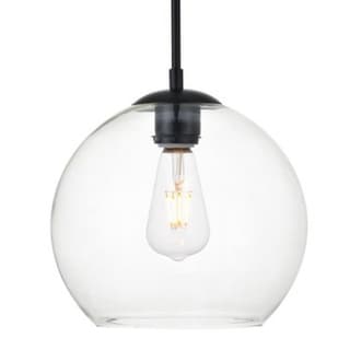Elegant Lighting LDPG2212 Baxter 10" Wide Plug-In Mini Pendant with ...