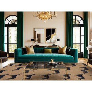 Ginza Six Washable Italian Greyhound Dogs Area Rug - Bed Bath & Beyond ...