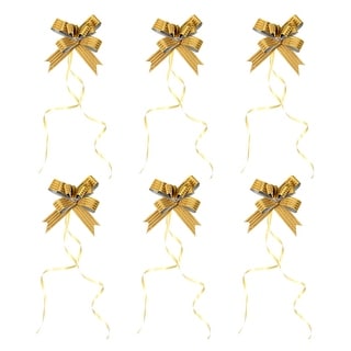 40Pcs 2" Pull Bows Present Wrapping String Bows Striped Style Ribbon ...