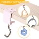 2Pcs Desk Hook Desk Mount Bag Holder Hook Rabbit J Hooks Desk Clamp ...