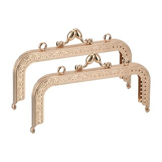 Metal Purse Frames, 4.9" 2Pcs Kiss Lock Clasp Frame for Coin Purses DIY ...