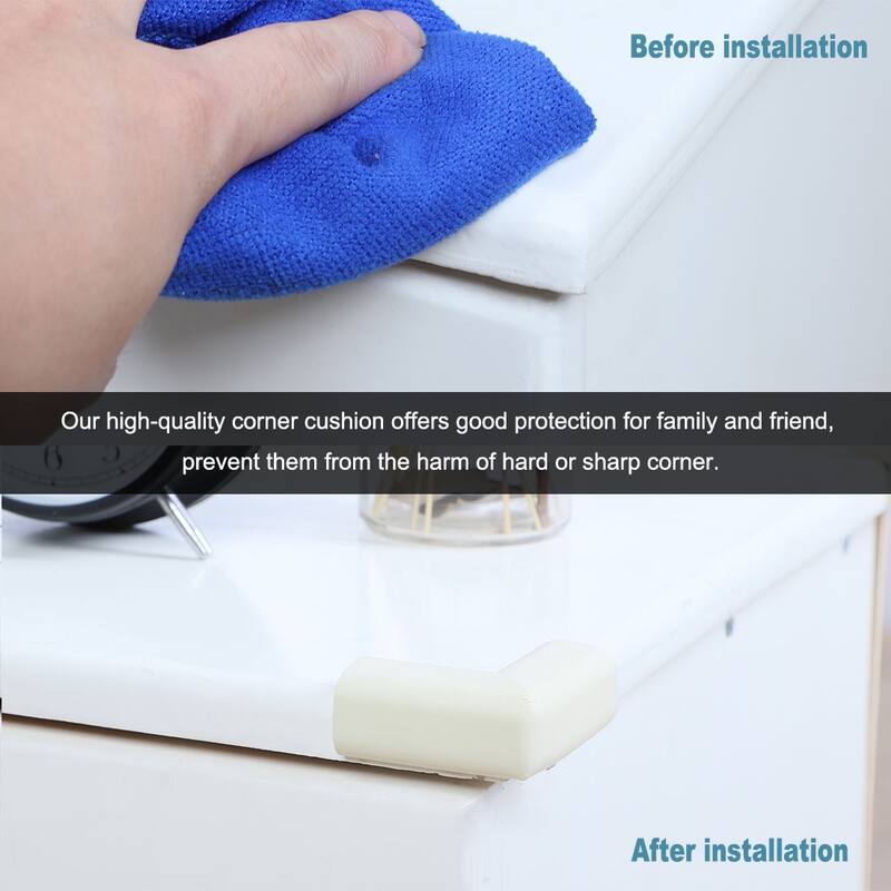 Edge Foam Corner Cushion Guard Strip Roll Soft Bumper Protector - White ...
