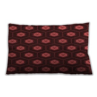 Ahgly Company Patterned Indoor-Outdoor Chilli Pepper Red Lumbar Throw ...