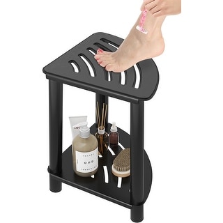 Metal Corner Shower Foot Stool for Shaving Legs, Bathroom Shower Bench ...