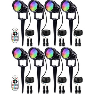 12W RGB Color Changing Landscape Lights Low Voltage LED Landscape ...