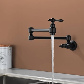 Pot Filler Faucet Commercial Wall Mount Kitchen Sink Faucet Modern ...
