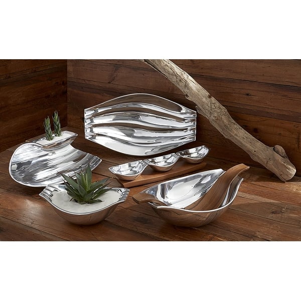 Nambe Drift Chip and Dip Server Set - On Sale - Bed Bath & Beyond ...