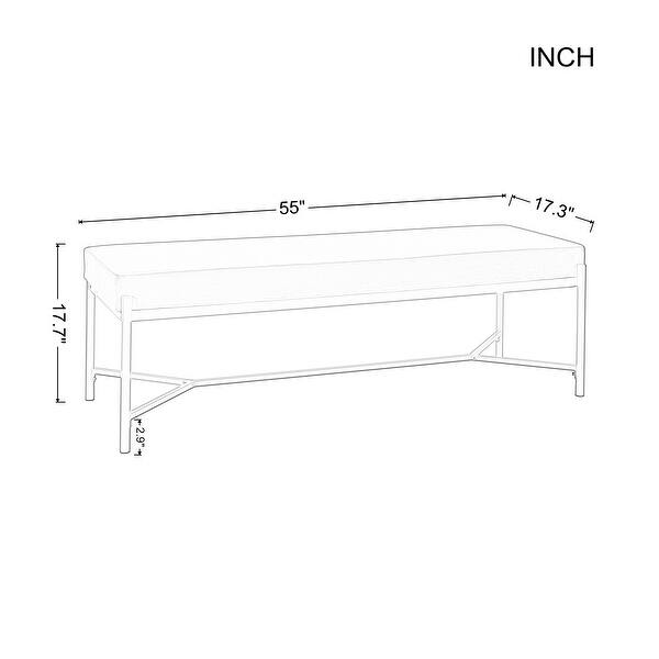 Long Upholstered Bench Modern Upholstered Velvet Entryway Bench with ...