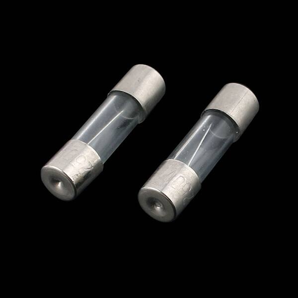 250V 15A 5 x 20mm Transparent Quick Acting Fast Blow Type Glass Tube ...