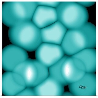 "Blue Kernels" Poster Print - Bed Bath & Beyond - 30185281