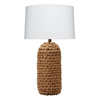 Alden Décor Avoca Jute Rope Table Lamp, Off White - On Sale - Bed Bath ...