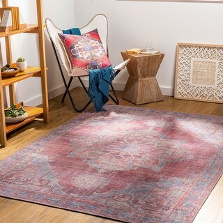 Artistic Weavers Hamish Vintage Persian Printed Machine Washable Area ...