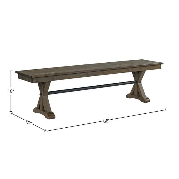 Sullivan Burnished Clay Dinning Bench - Bed Bath & Beyond - 30337058