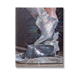 Stupell Disco Sparkles Cowgirl Canvas Wall Art Design By Jesse Keith ...