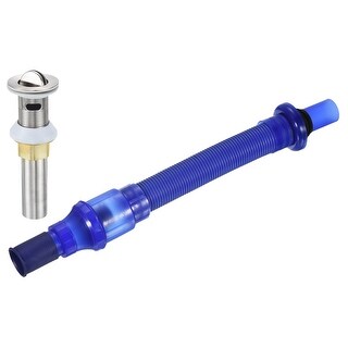 Flip Cover Drain Stopper Sink Strainer w 80cm Pipe for Basins with ...