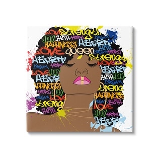 Stupell Modern Motivational Girl Canvas Wall Art Design by Daniela ...