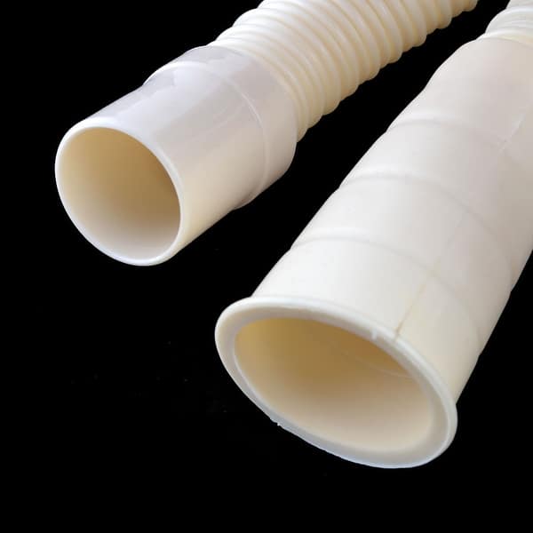 Plastic Washing Machine Waste Water Outlet Drain Hose Pipe Beige 4.9Ft ...