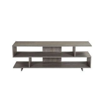 59''L Abhay Casual Wooden 3-Tier TV Stand with 6 Irregular Shelf ...