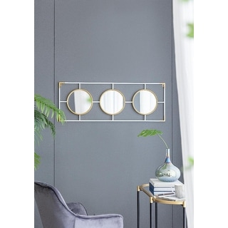 3 Mirror Piece Wall Mirror in Rectangular, Wall Decor for Bedroom ...