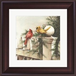 John Rossini 'The Fence Sitters' Framed Art - Bed Bath & Beyond - 35750620
