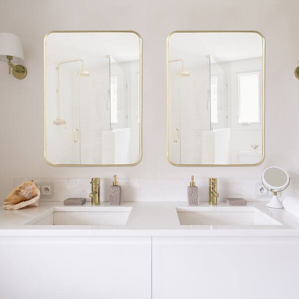 Rectangular Rounded Edge Wall Mirror - Bed Bath & Beyond - 37177504