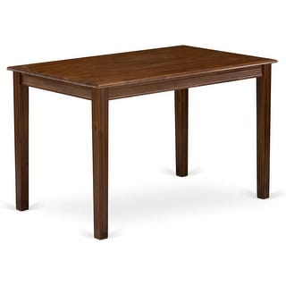 Modern Walnut Rectangular Dining Table, 30x48 Inch, Easy Assembly - Bed ...