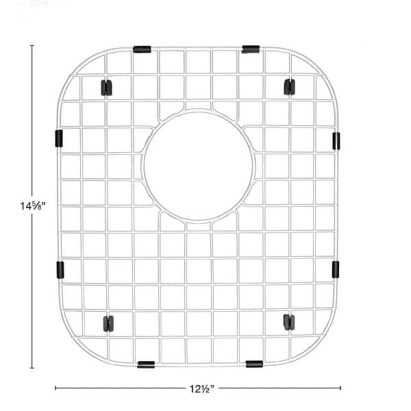 Karran Stainless Steel Bottom Grid Fits E-350, U-5050 - 12-1/2" x 14-5/ ...