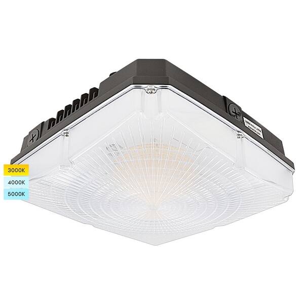 Luxrite LED Canopy Light, 40/60/70W Selectable Wattage, Up to 8400 ...